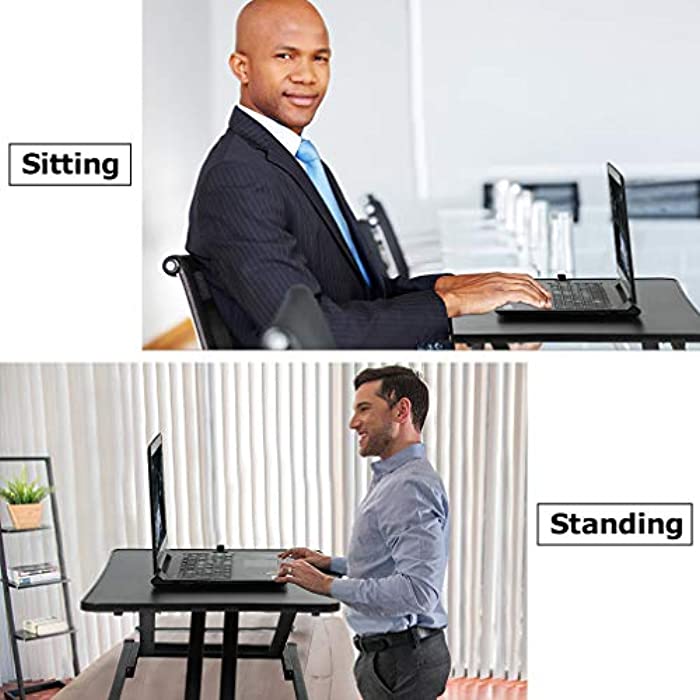 29 Inch Standing Desk Computer Workstation Stand Up Desks Height ...